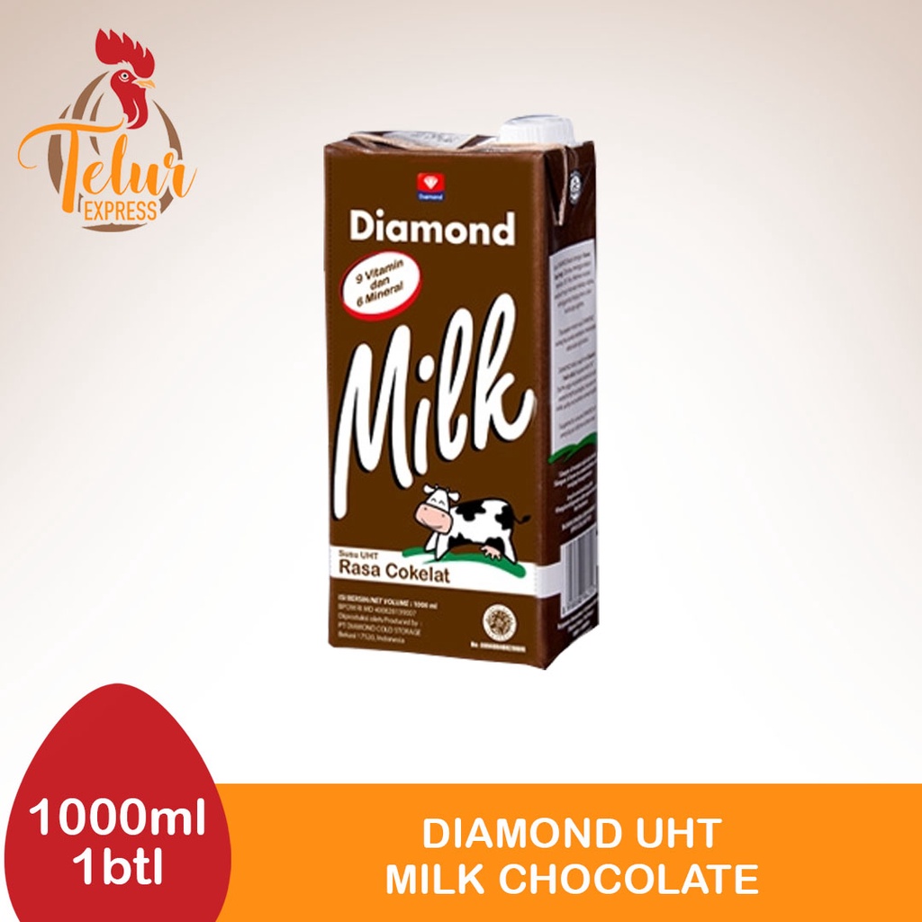 Jual DIAMOND UHT FULL CREAM UHT MILK CHOCOLATE UHT MILK LOW FAT 1000ML ...