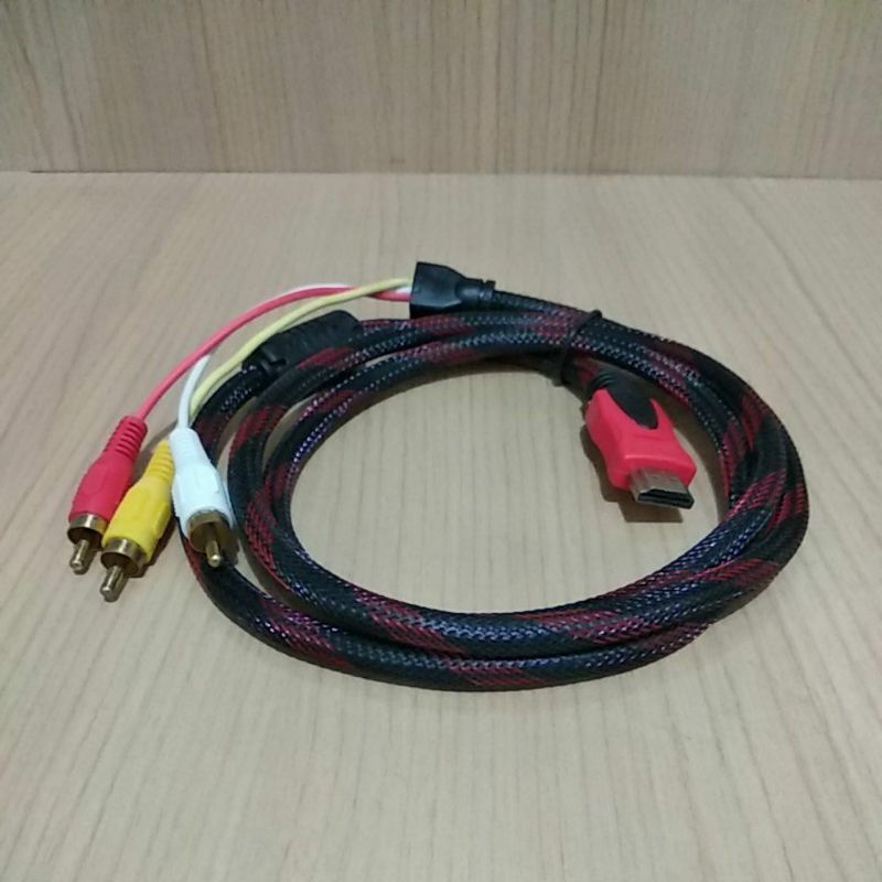 Jual KABEL HDMI TO RCA(AV) kabel hdmi ke rca AV | Shopee Indonesia