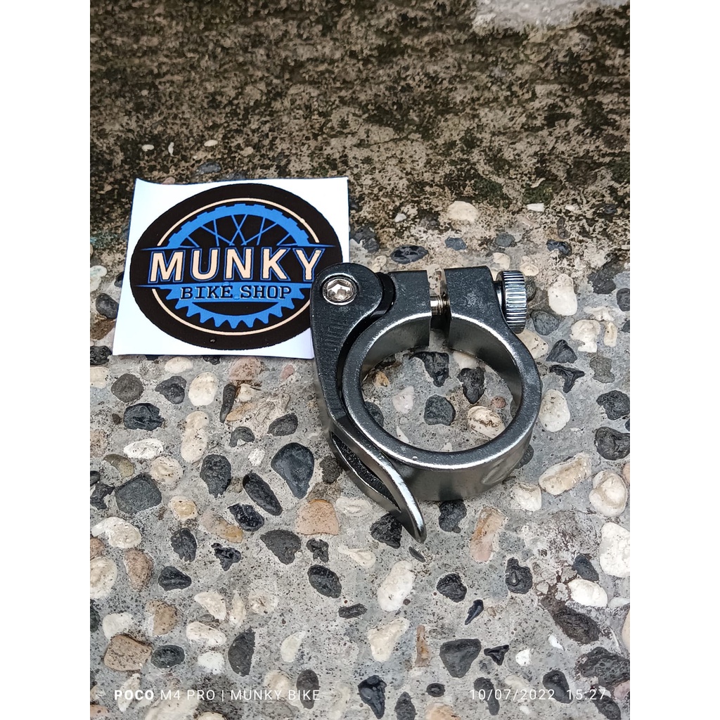 Jual Seatclamp seat clamp klem tiang sadel 31.8 34.9 untuk seatpost 27. ...
