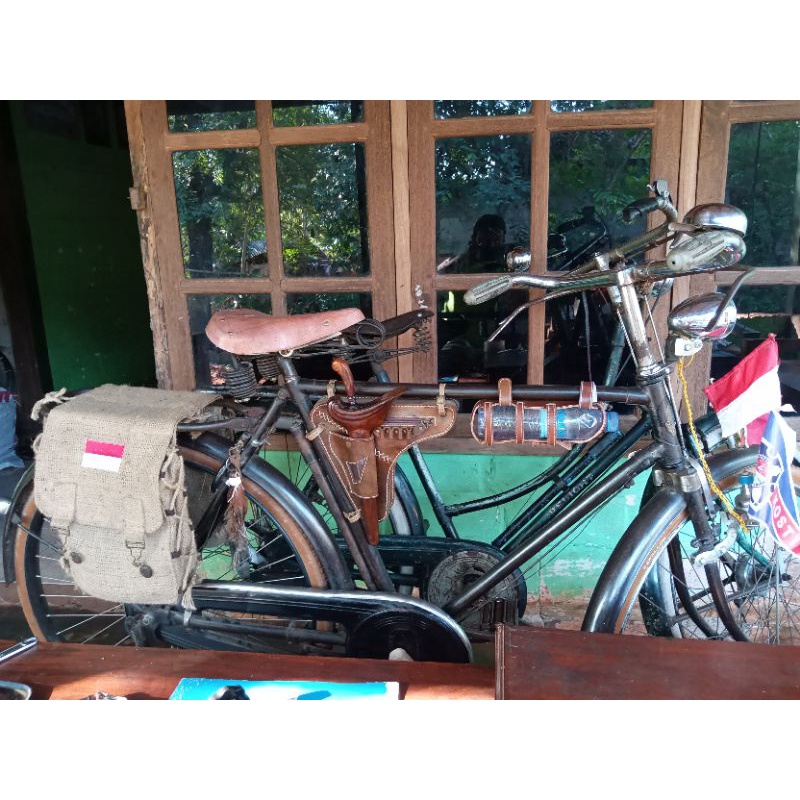 Jual Tas bagasi goni sepeda onthel dobel kanan kiri | Shopee Indonesia