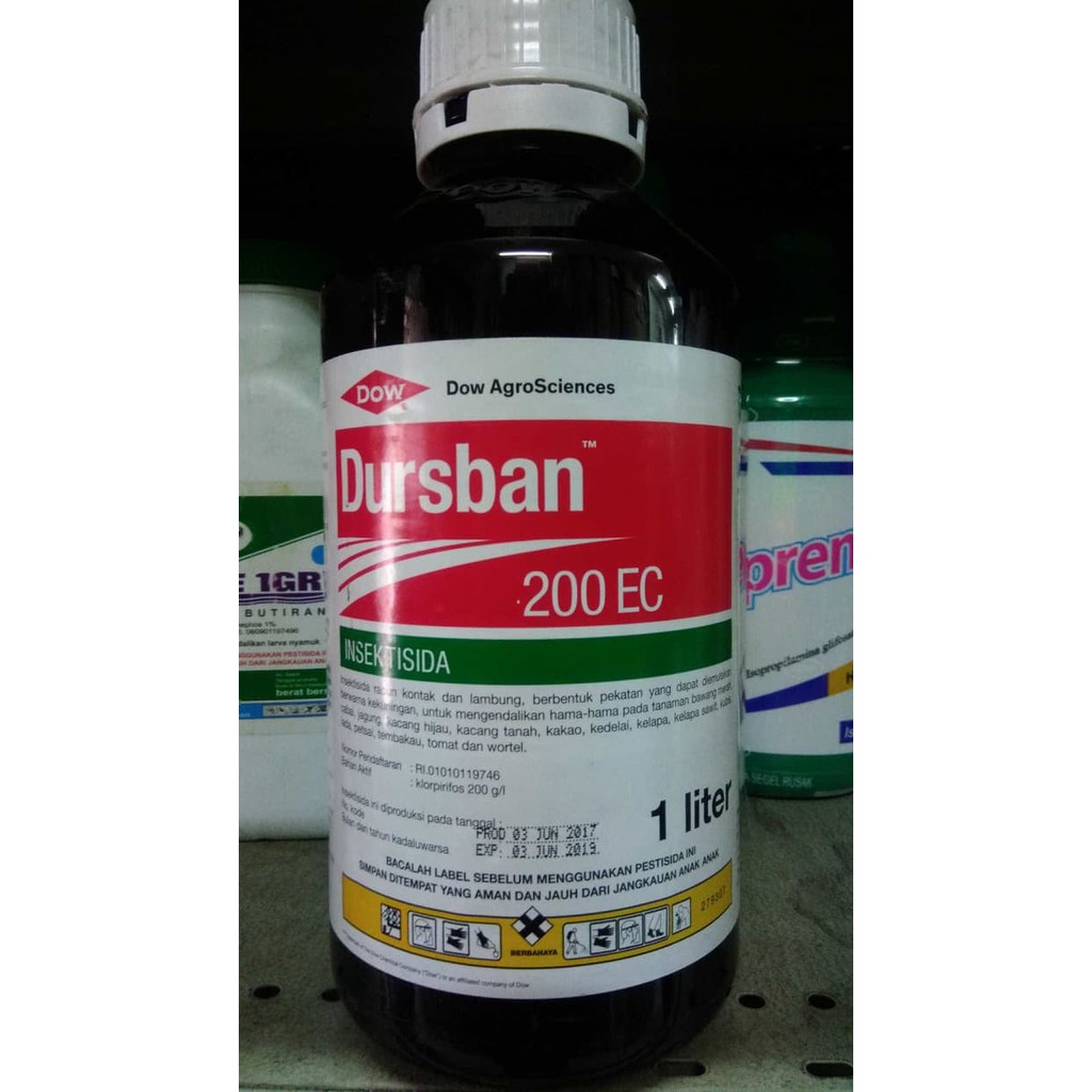 Jual VIRAL !! Insektisida Dursban 200EC 1 Liter JE71 | Shopee Indonesia