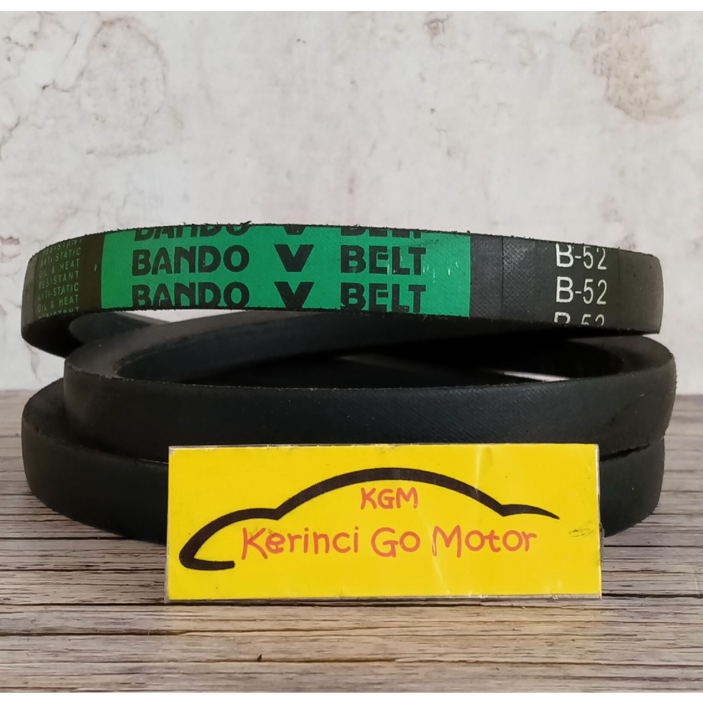 Jual Bando Van Belt B-52 V Belt Tali Kipas B52 Fan Belt Vanbelt Polos | Shopee Indonesia