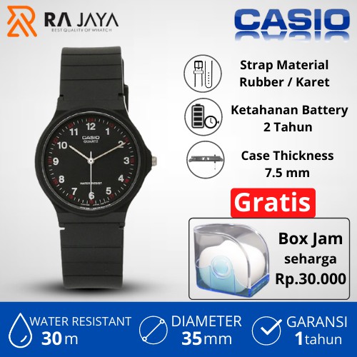 Jual CASIO Jam Tangan Casio Pria General Analog Man MQ-24-1BLDF / MQ24 / MQ241 | Shopee Indonesia