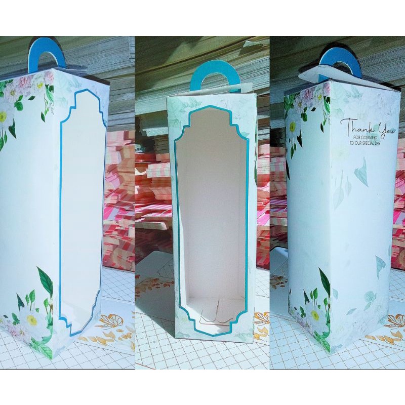 Jual Box botol souvenir/Thumbler 7x7x21 ivory Tosca | Shopee Indonesia