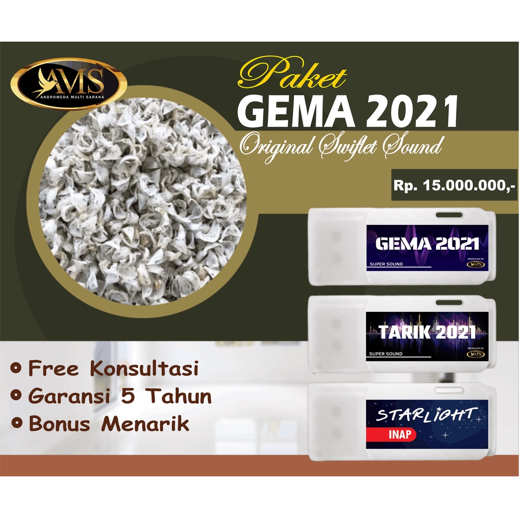 Jual Paket Gema 2021 (Suara Walet) | Shopee Indonesia