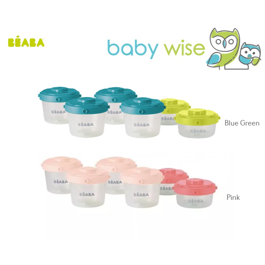 Jual Beaba Set 6 Portions Clip 60/120ml | Shopee Indonesia
