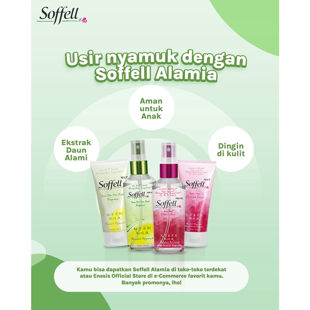 Jual Soffell Alamia Tube dan Spray Anti Nyamuk | Shopee Indonesia