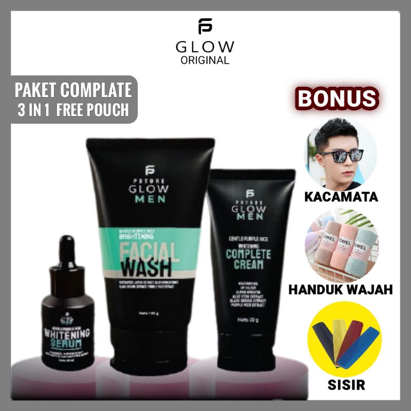 Jual PS GLOW SKINCARE MEN PENGHILANG FLEK HITAM PENCERAH WAJAH PRIA ...