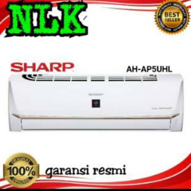 Jual AC SHARP AH- AP 5 UHL +PASANG+ PIPA BREKET- 1/2PK R32 | Shopee ...