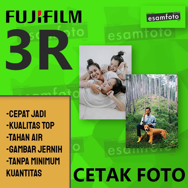 Jual Cetak Foto 3R (9x12,7cm) kertas Foto Profesional Fujifilm noritsu ...