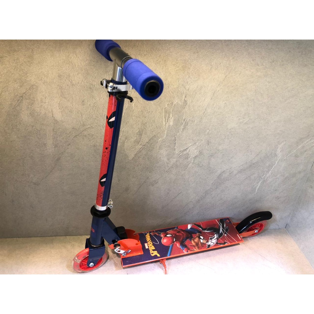 Jual Skuter Anak Roda 2 Element Spiderman |Skuter Anak Karakter |Otoped ...