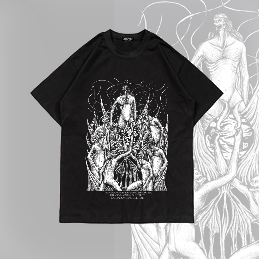 Jual Kaos Black Metal Hitam Putih Terbaru | Shopee Indonesia