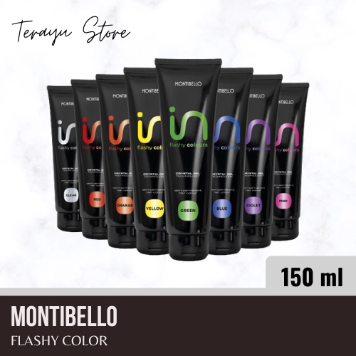 Jual CAT RAMBUT MONTIBELLO INFLASHY COLOR RED PINK ORANGE YELLOW BLUE ...