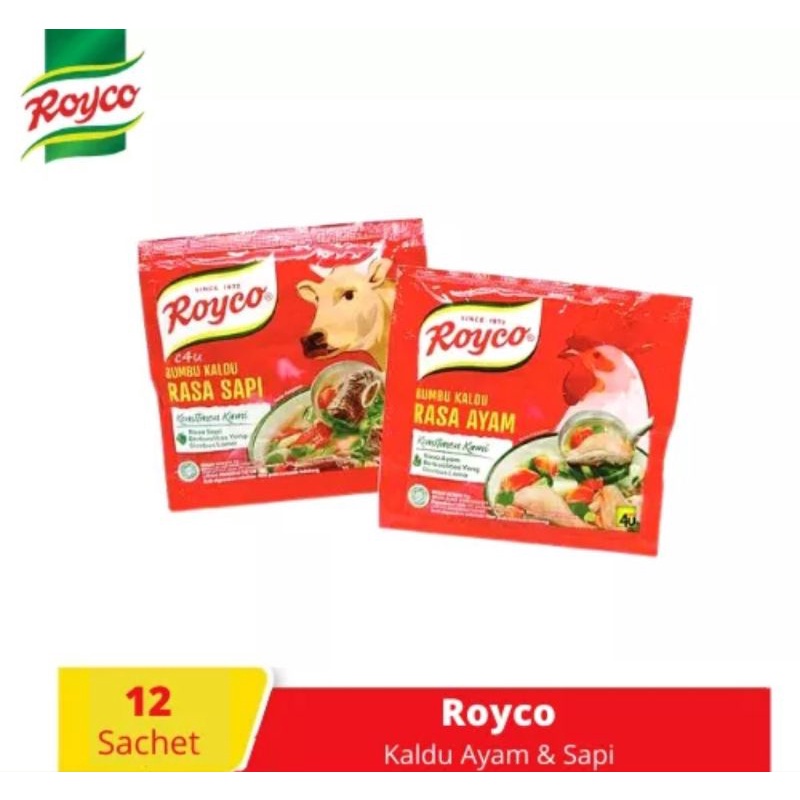 Jual Penyedap Rasa Royco Sachet isi 12 pcs | Shopee Indonesia