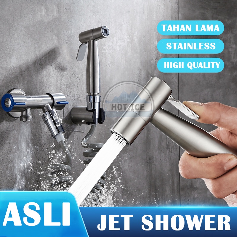 Jual Jet Shower Toilet Shower Jet Washer Bidet Cebok Kloset Closet WC ...