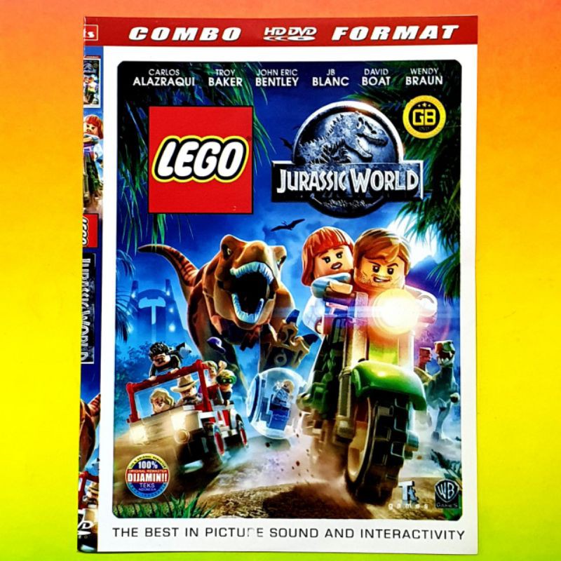 Jual KasetDVD Disc Film Animation Lego Jurassic World The Movie Animasi ...