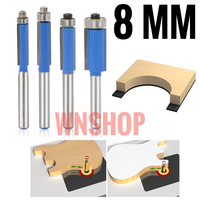 Jual Mata Router Trimmer Flush Trim untuk HPL PVC Edging 8 MM | Shopee ...