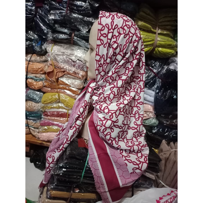 Jual Jilbab Segi Empat DENAY Motif ~ Segi Empat Terbaru ~ Jilbab Denay ...