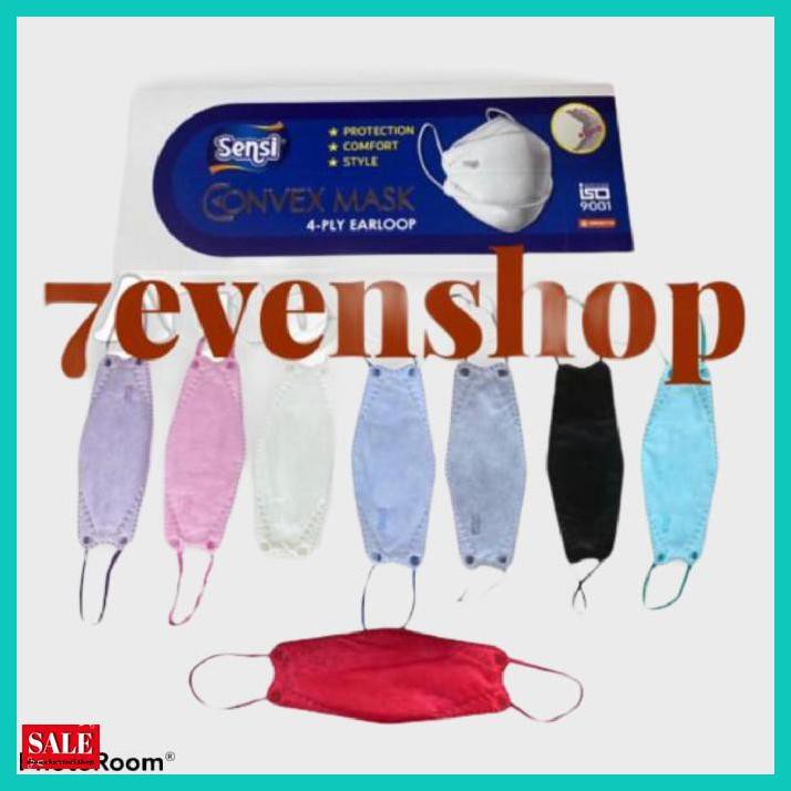 Jual REKSAMASKER- MASKER SENSI CONVEX MASK 4PLY EVO PLUSMED 4D KF94 ...
