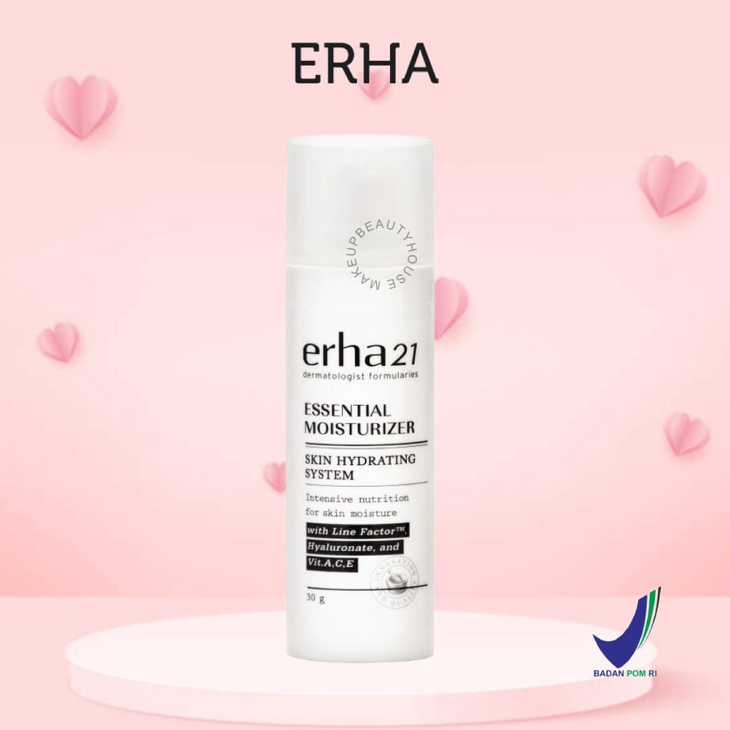 Jual ERHA Essential Moisturizer 30g - Pelembab Wajah Anti Penuaan ...