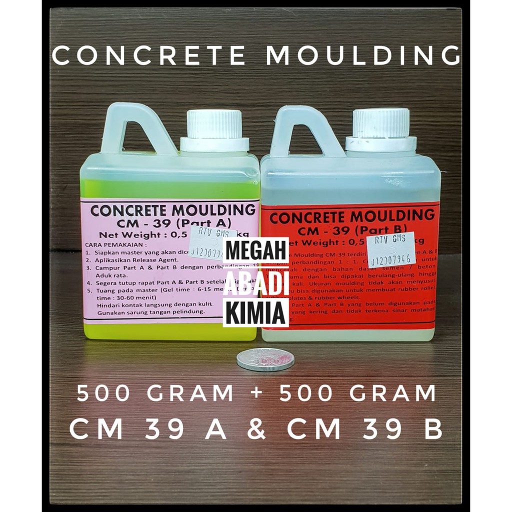 Jual Concrete Moulding CM 39 A 500 Gram dan B 500 Gram | Shopee Indonesia