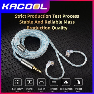 Jual QKZ T1 Earphone Kabel Upgrade Berlapis Perak 4 core Upgrade QDC 2PIN 3.5MM Plug Earphone ...