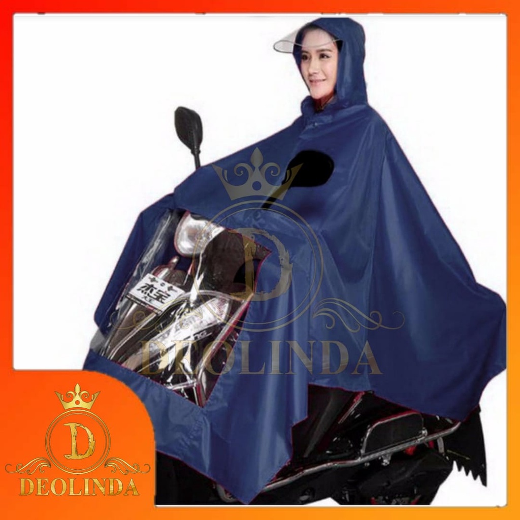 Jual JAS HUJAN MOTOR 1 KEPALA JAS HUJAN MODERN RAINCOAT PONCO / JAS ...