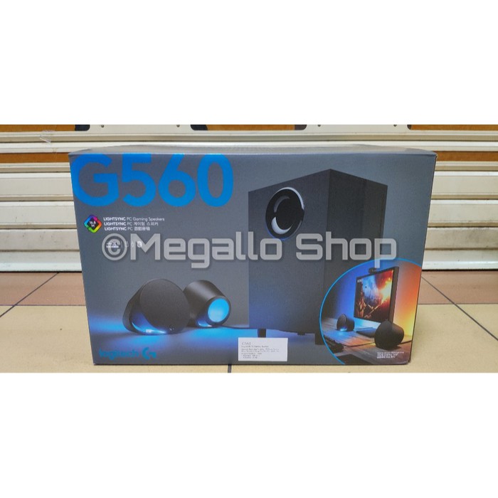 Jual Logitech G560 LIGHTSYNC PC Gaming Speakers Garansi Resmi Hitam ...