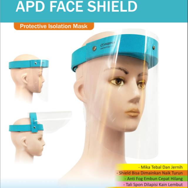 Jual APD FACE SHIELD FUJIMA/ PELINDUNG WAJAH PREMIUM | Shopee Indonesia
