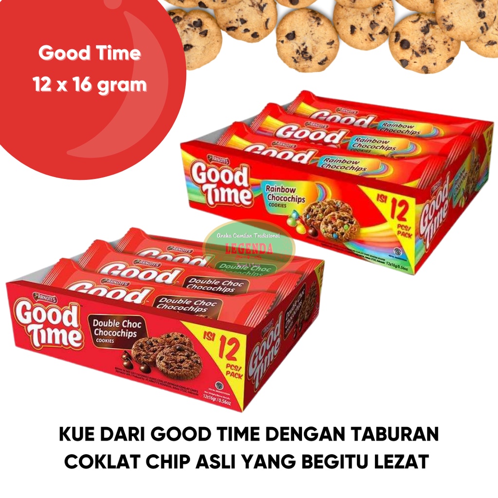 Jual Good Time Double Chocolate 1 Pak isi 12 x 26.5Gr | Shopee Indonesia