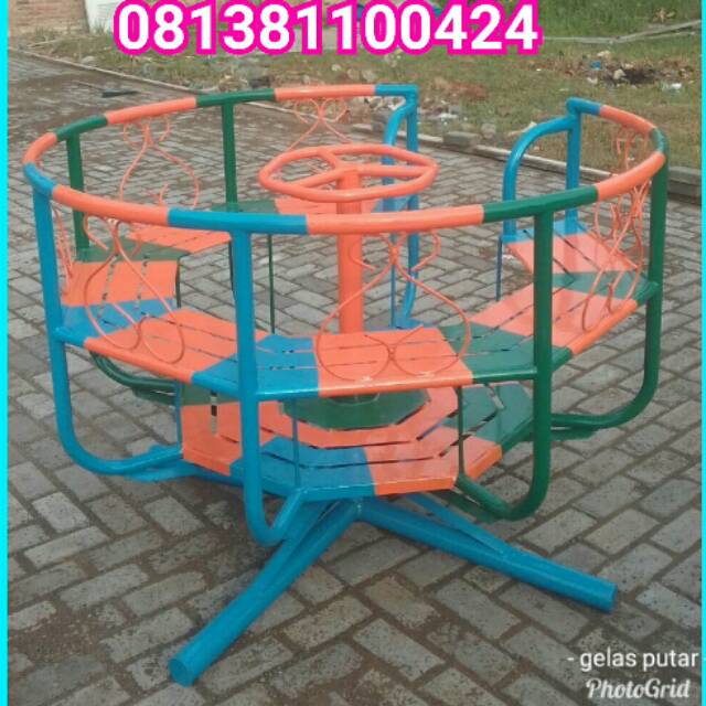 Jual Gelas putar mainan anak putaran taman bermain mainan tk dan paud ...