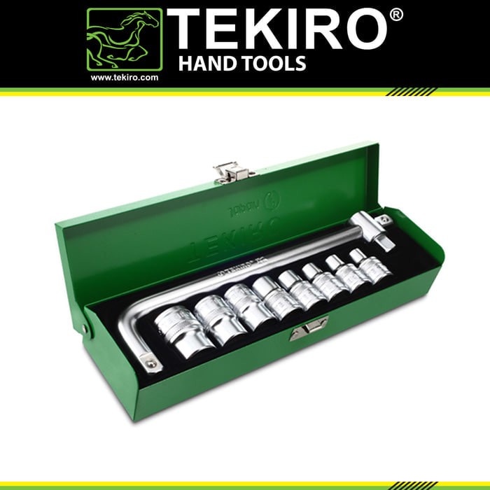 Jual shock-kunci- tekiro kunci shock socket set 1/2" 10pcs ukuran 8 ...
