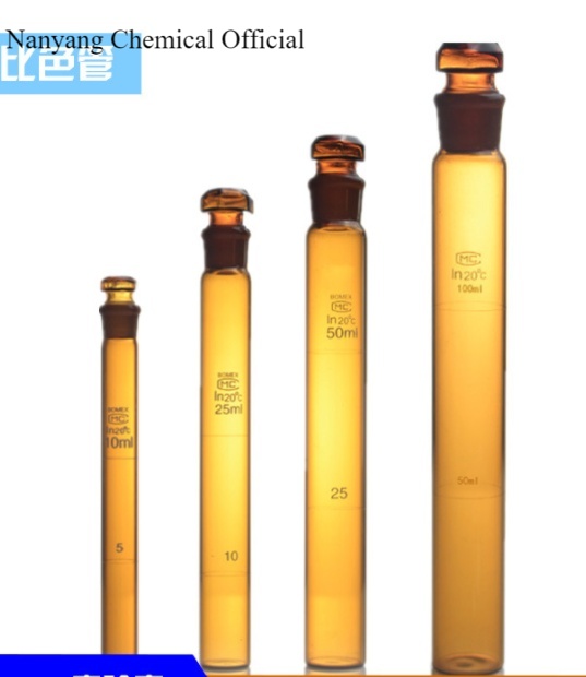 Jual BOMEX Amber Nessler Tube with Glass Stopper / Colorimetric Tube ...