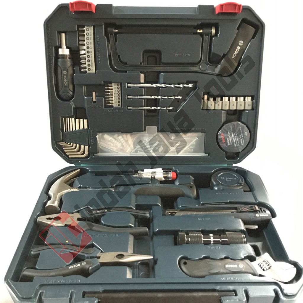 Jual Tool Kit Set 108 pcs BOSCH - Toolkit Perkakas Komplit Set | Shopee ...