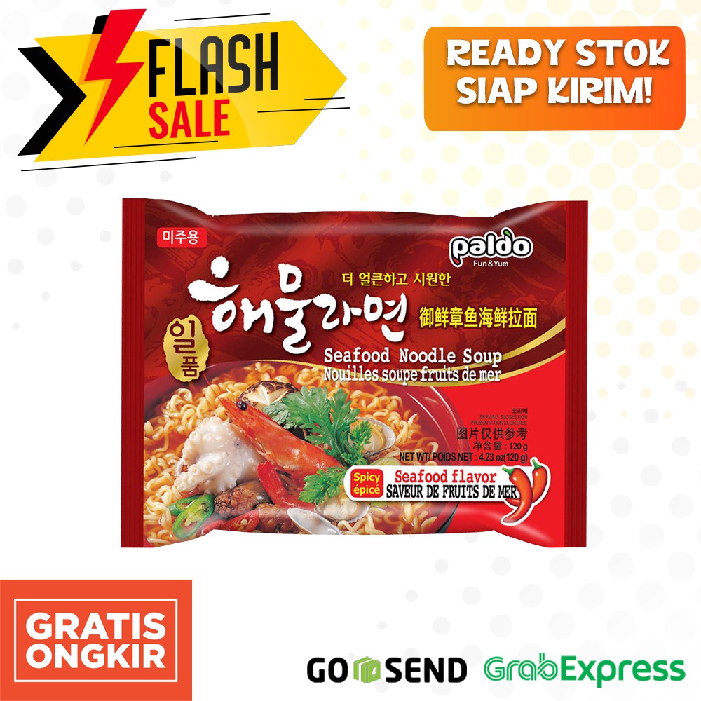 Jual PALDO HAEMUL RAMYUN / MIE SEAFOOD / RAMEN / MIE PEDAS / MIE INSTAN ...