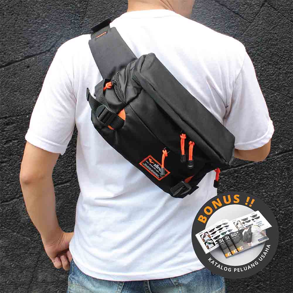 Jual Tas Waist Bag Waistbag Selempang Slingbag Sling Bag Pria Cowok ...