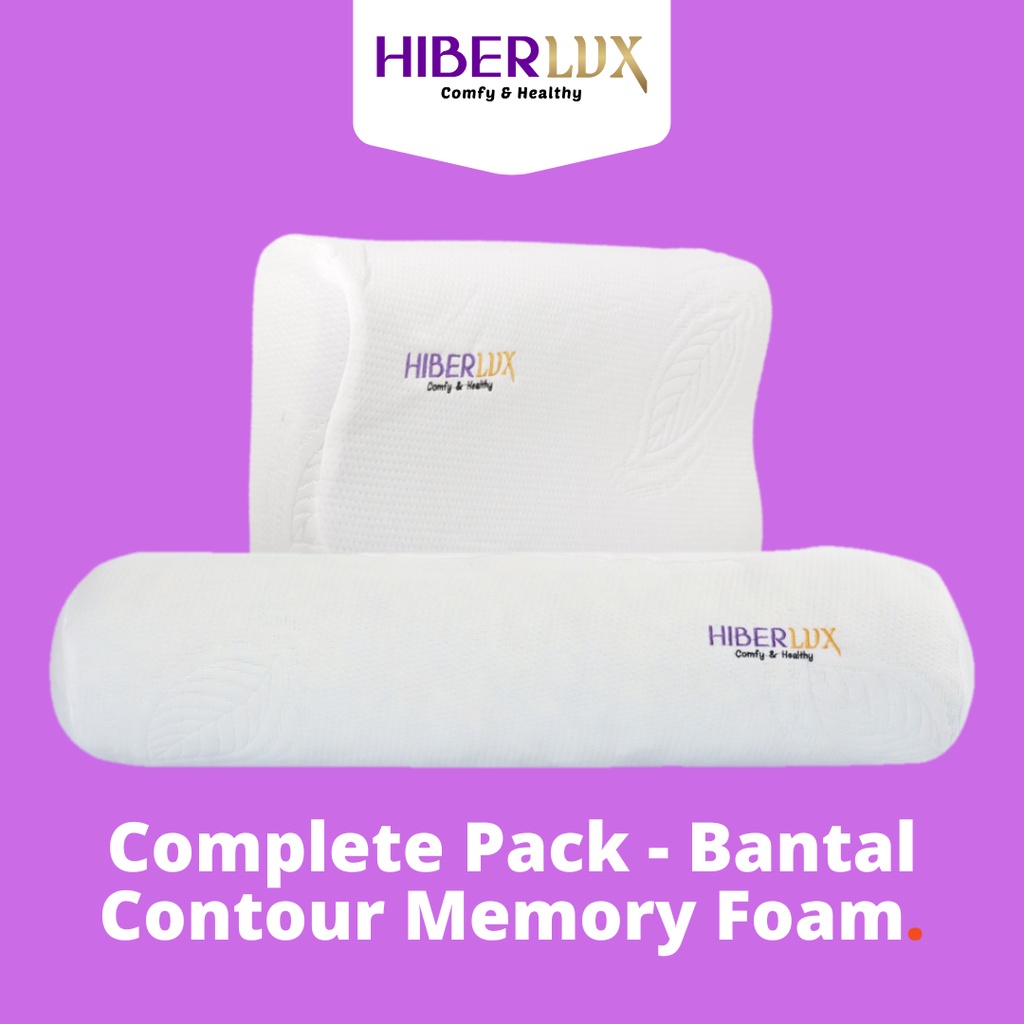 Jual Bantal Kontur Kesehatan Memory Foam Hiberlux Anti Ngorok | Shopee ...