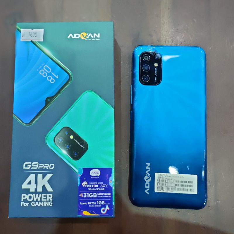 Jual Advan G9Pro 4K ROM 6GB INTERNAL 128GB GARANSI RESMI | Shopee Indonesia