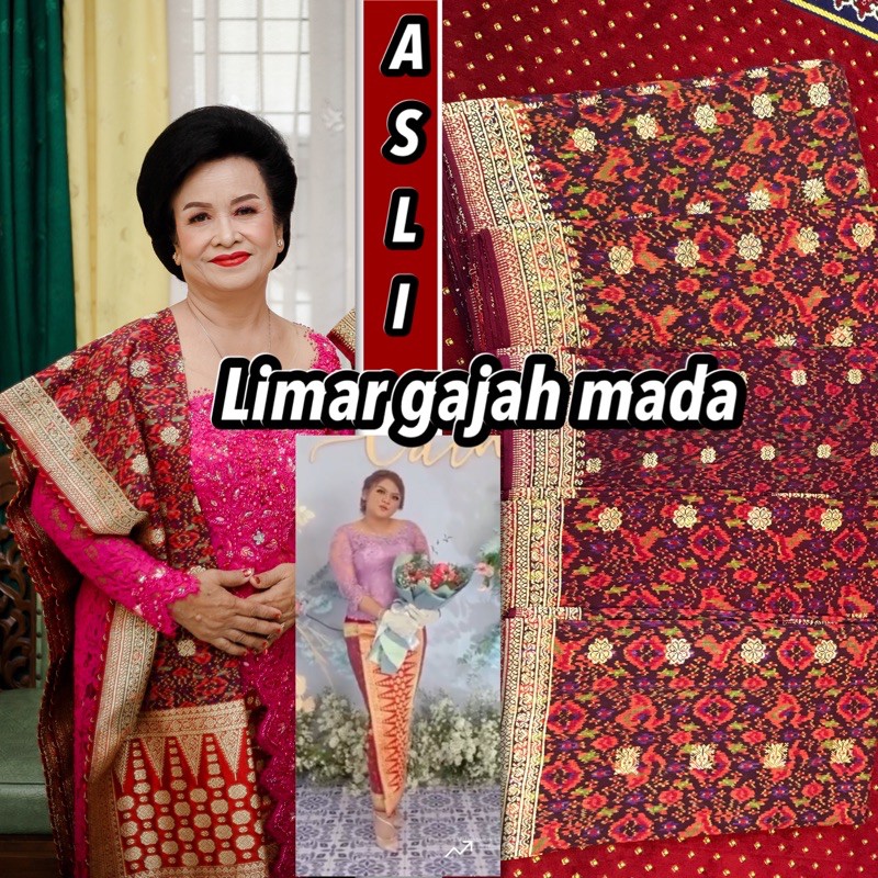 Jual SONGKET LIMAR GAJAH MADA ORI/ SONGKET LIMAR EXCLUSIVE/ SONGKET ...