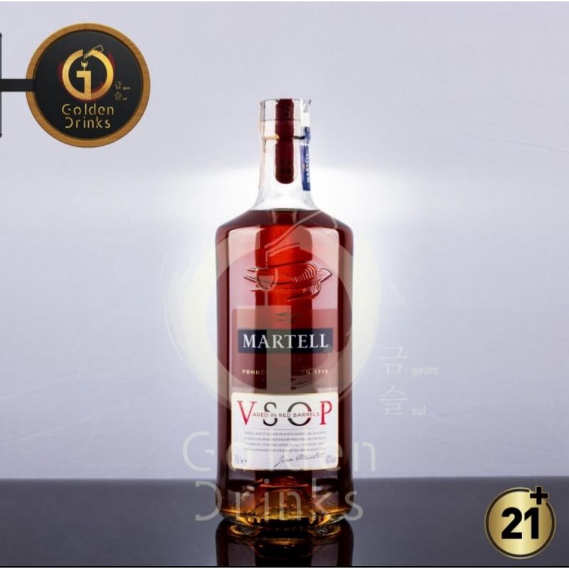 Jual Martell VSOP Cognac Red Barrel 700ml + FREE SLOKI | Shopee Indonesia