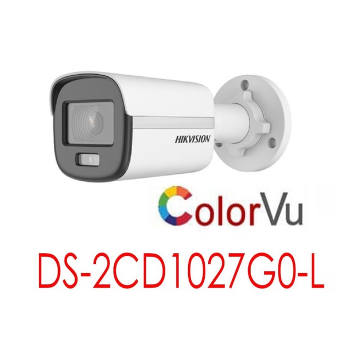 Jual IP Cam CCTV Outdoor Hikvision DS-2CD1027G2-L ColorVu Full color 2mp | Shopee Indonesia