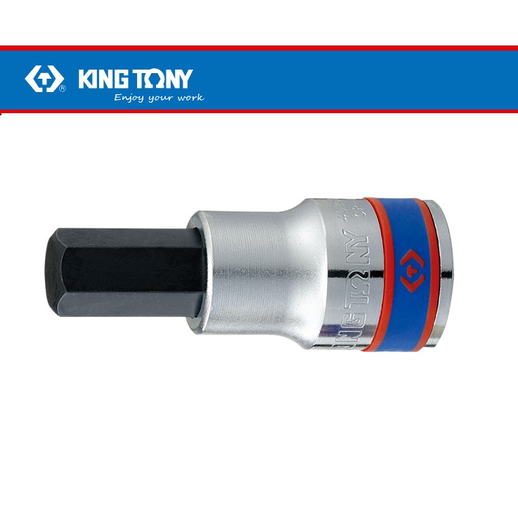 Jual SOKET MURAH 1/2"DR.HEX BIT SOCKET H5*60MML CHROME KING TONY ...