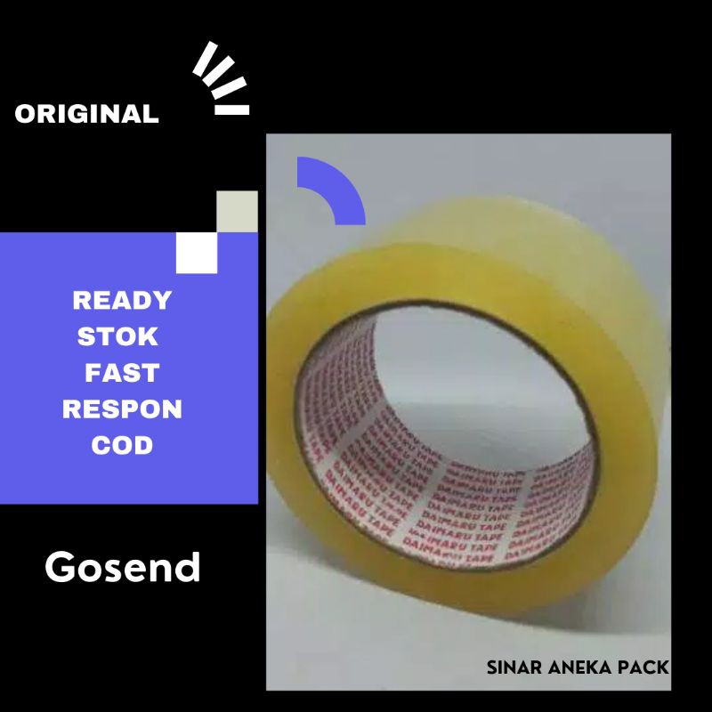 Jual LAKBAN ISOLASI BENING LEBAR 48MM | Shopee Indonesia