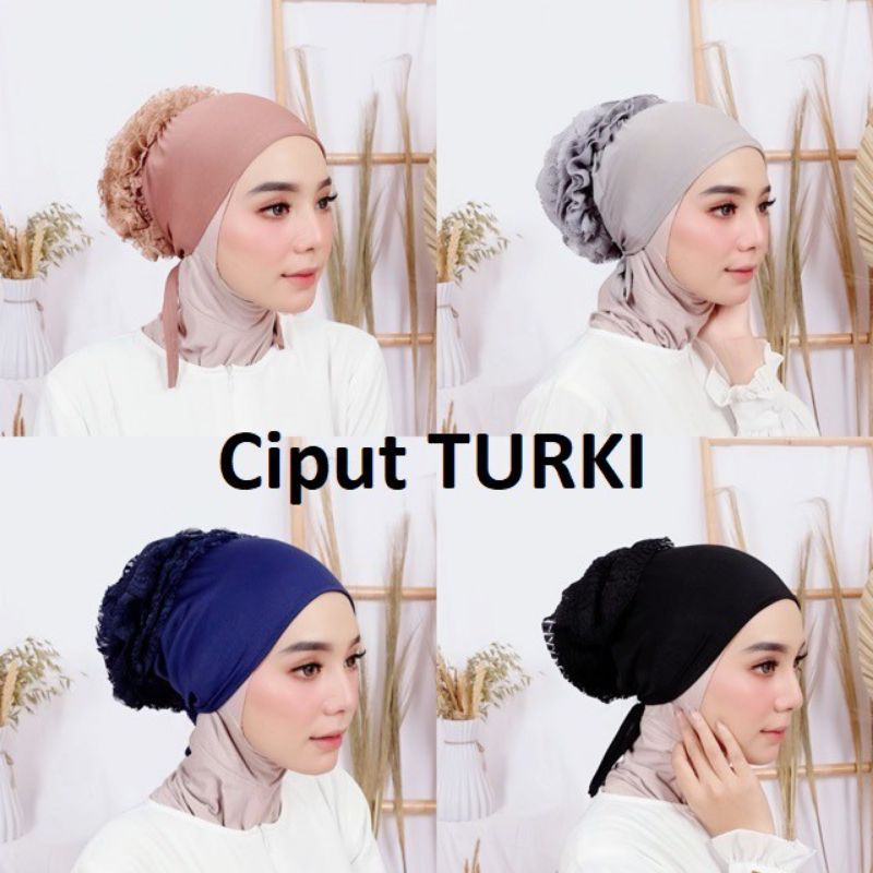 Jual CIPUT TURKY PREMIUM/DALAMAN JILBAB TERLARIS | Shopee Indonesia
