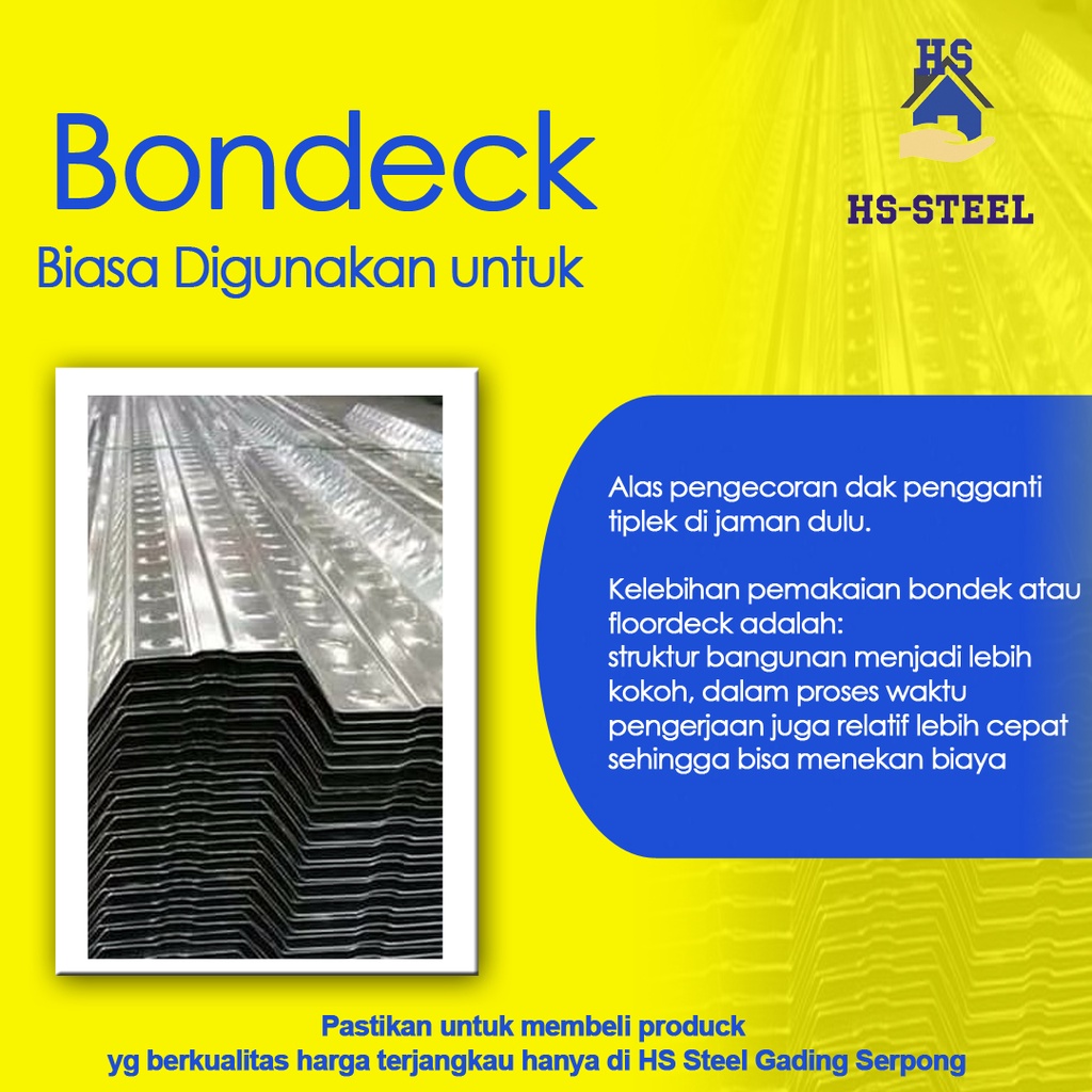 Jual Bondeck Floordeck 0,75mm | Shopee Indonesia