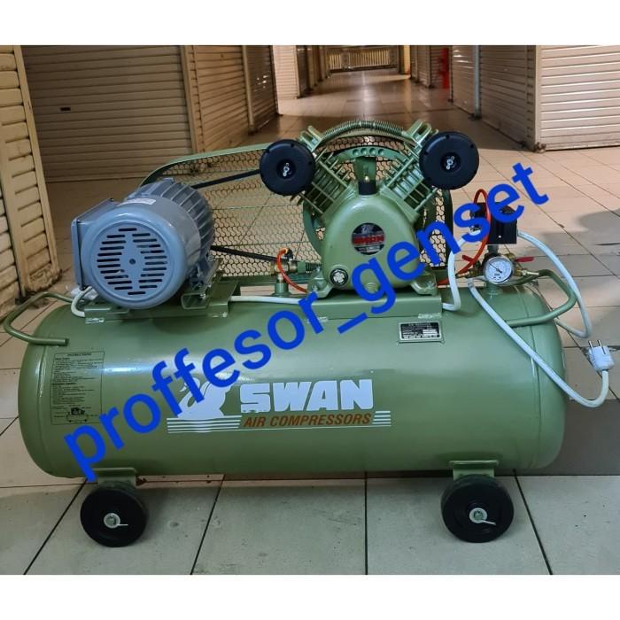 Jual Kompresor | Kompresor Angin Swan 1 Hp ( Pk ) Komplit Motor 1Hp Svu ...