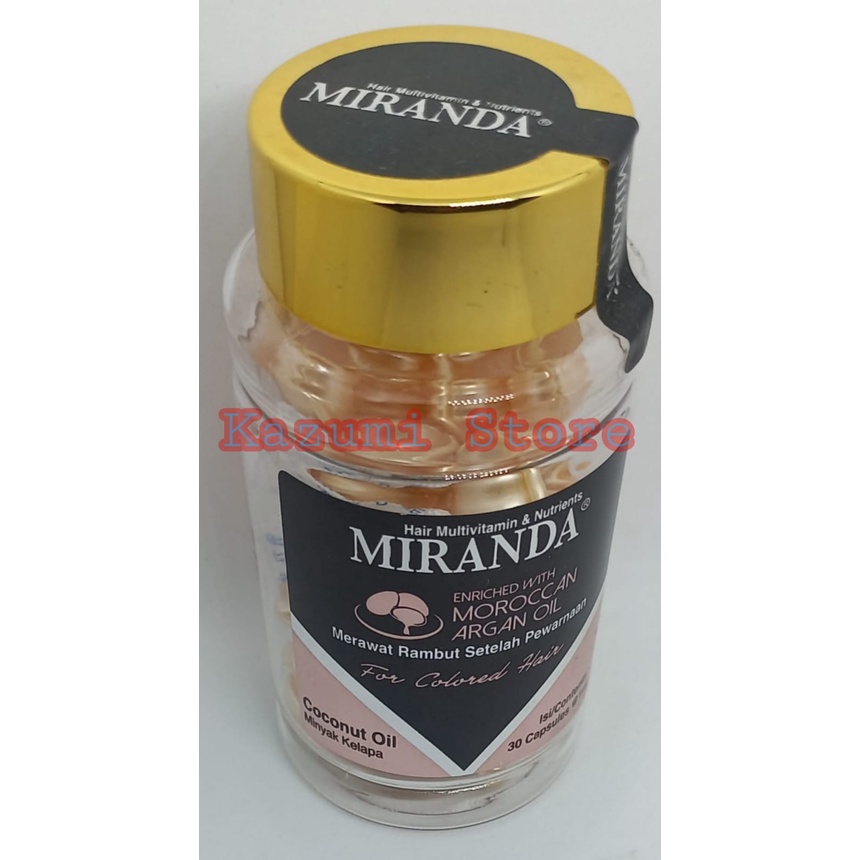 Jual Miranda Hair Vitamin Jar 30x1ML | Miranda Vitamin Rambut Jar ...