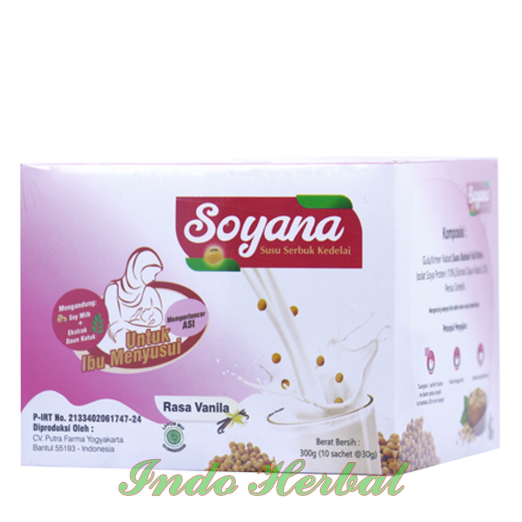 Jual Susu Soya SOYANA Pelancar ASI | ASI BOOSTER | Susu Kedelai Isolat ...