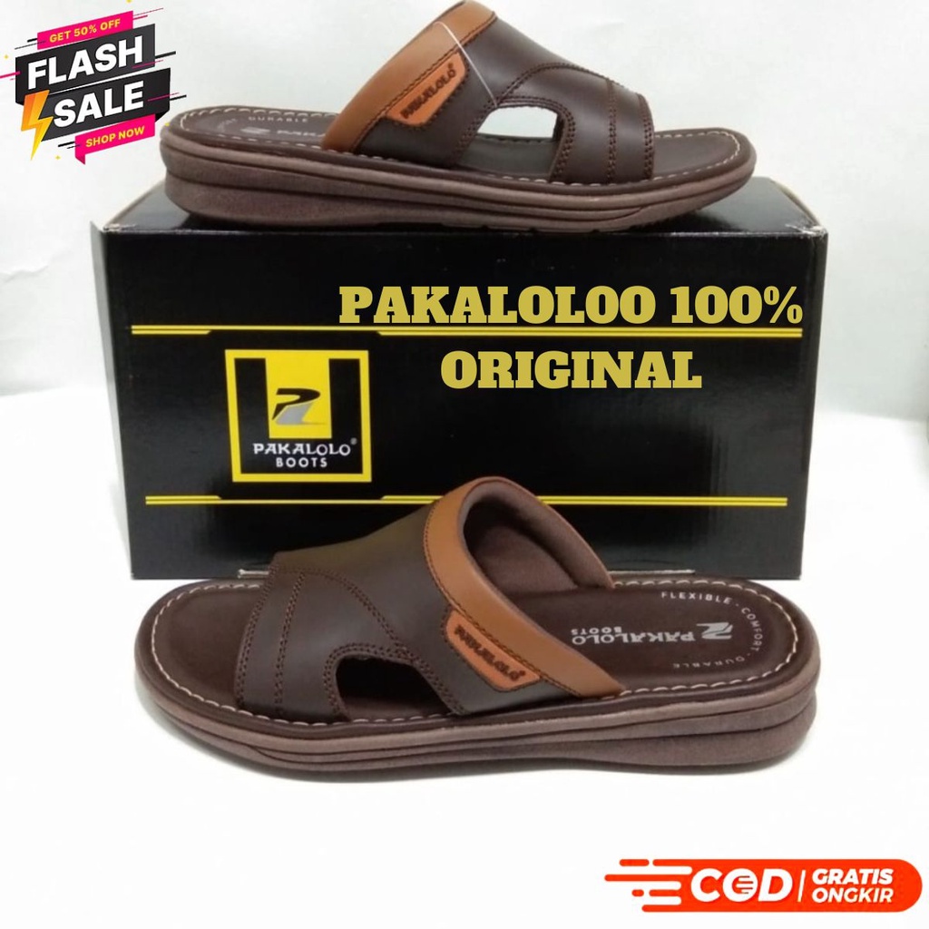Jual Sendal / Sandal Kulit PAKALOLO - N235 100% ORIGINAL SANDAL CASUAL ...