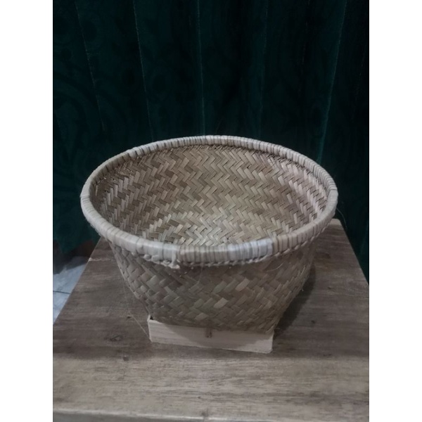 Jual BAKUL NASI BAMBU WAKUL SANGKU CETING 18 20 cm GERAISURYA | Shopee ...